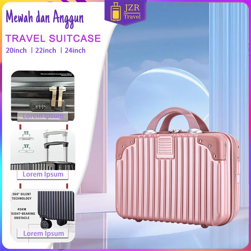 Jual Jzr Koper A246 Mini 14 inch Koper kecil Koper Mini Beauty Case tas ...