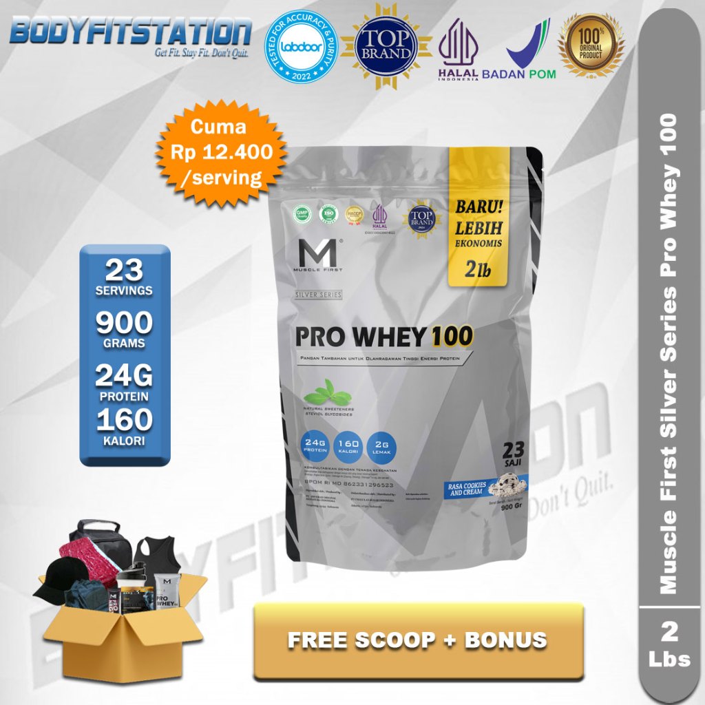 Jual Muscle First Pro Whey 100 2 Lbs 900 Grams - Susu Protein M1 ...