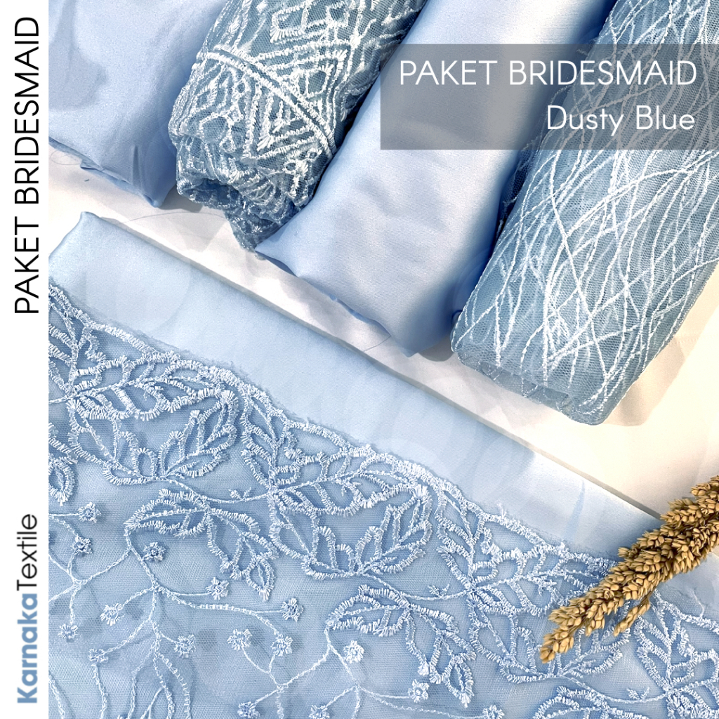 Jual Paket Kain Bridesmaid Seragaman Lamaran Keluarga Lengkap Satin ...