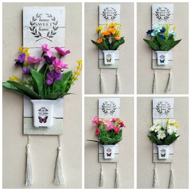 Jual Aster Bunga Tempel Artificial Hiasan Dinding Pajangan Rumah ...