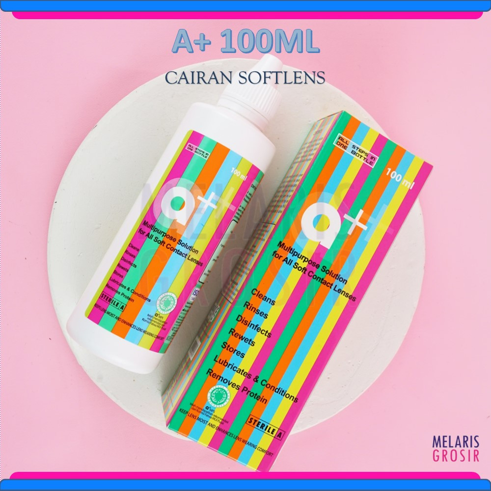 Jual CAIRAN PEMBERSIH SOFTLENS A+ 100ML | Shopee Indonesia