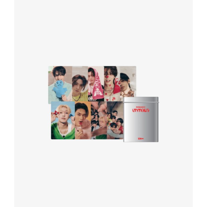Jual PHOTOCARD & TIN CASE SET ENHYPEN | OFFICIAL MERCH ROMANCE : UNTOLD ...