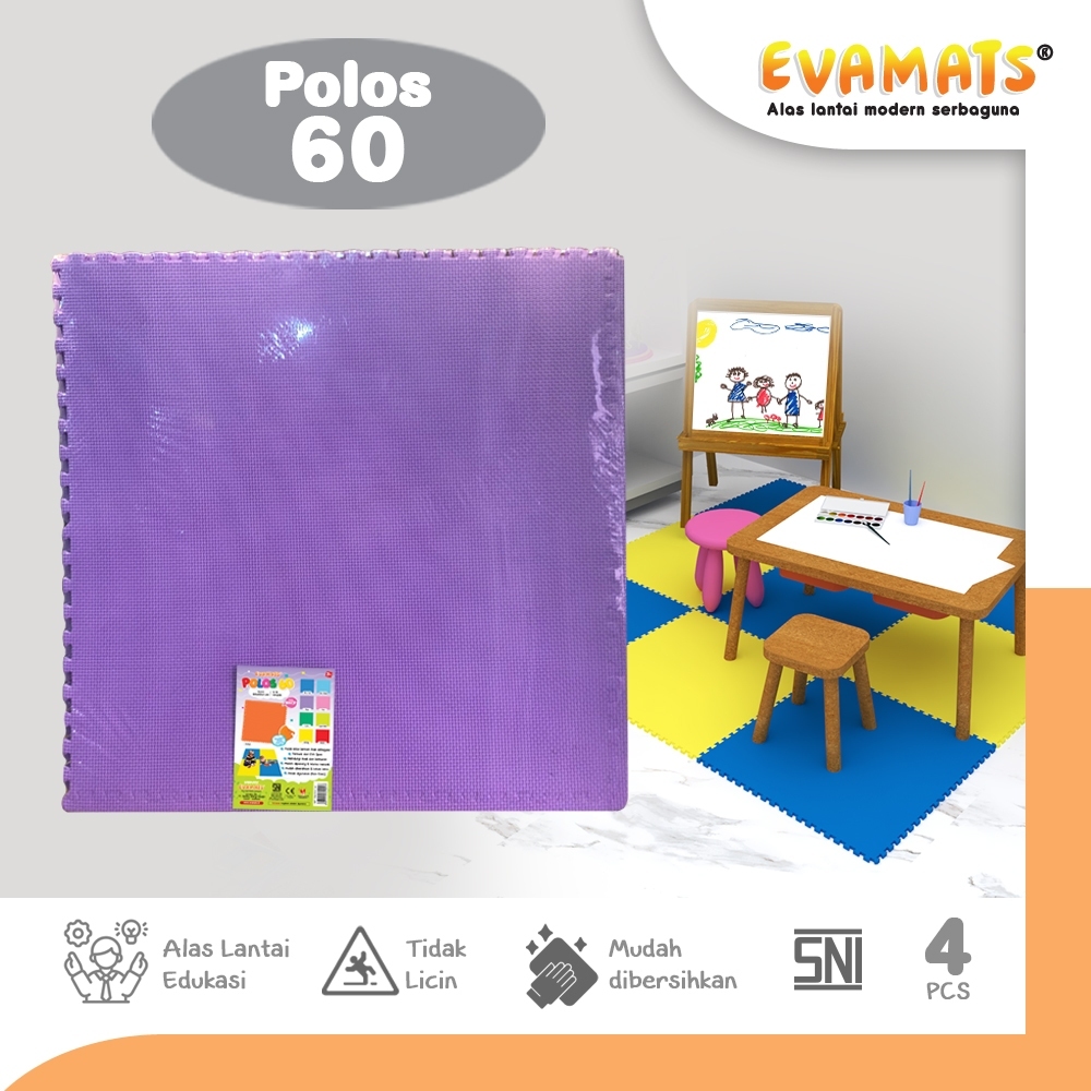 Jual Evamats Puzzle Karpet Polos 60x60cm tebal 1cm isi 4pcs / Puzzle ...