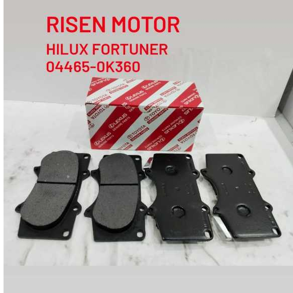 Jual BRAKE PAD HILUX FORTUNER KAMPAS REM DEPAN HILUX REVO FORTUNER VRZ ...