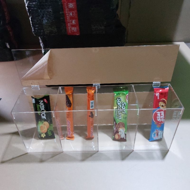 Jual Akrilik Display snack / Tempat jajanan | Shopee Indonesia