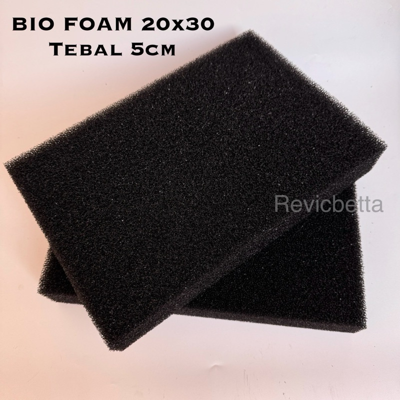 Jual BIO FOAM biofoam 20x30 Tebal 5cm Media Filter Aquarium Biologis ...
