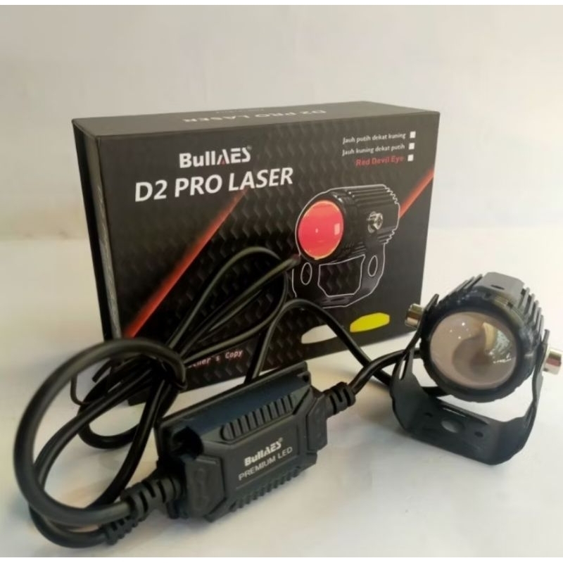 Jual Lampu Led sorot D2 Laser Bullaes 15Watt + De Merah & Ice Blue 1pcs ...