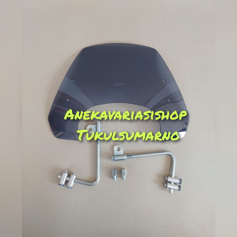 Jual Flyscreen STYLO / Windshield Honda STYLO 160 / aksesoris motor ...