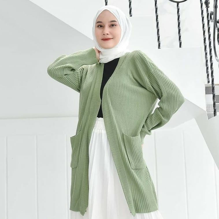 Jual LONG BELLE CARDY OVERSIZE / Cardigan Rajut Belle Premium / Long Cardy Rajut / Belle Cardy ...