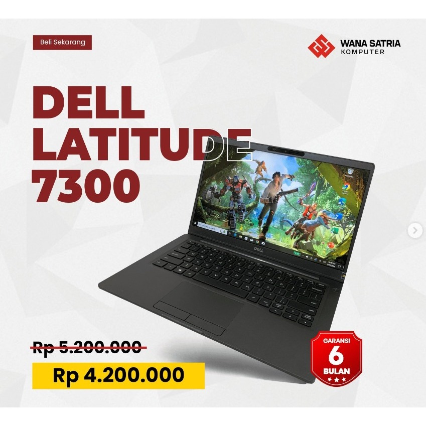 Jual LAPTOP BEKAS DELL LATITUDE 7300 / WANA SATRIA KOMPUTER | Shopee ...