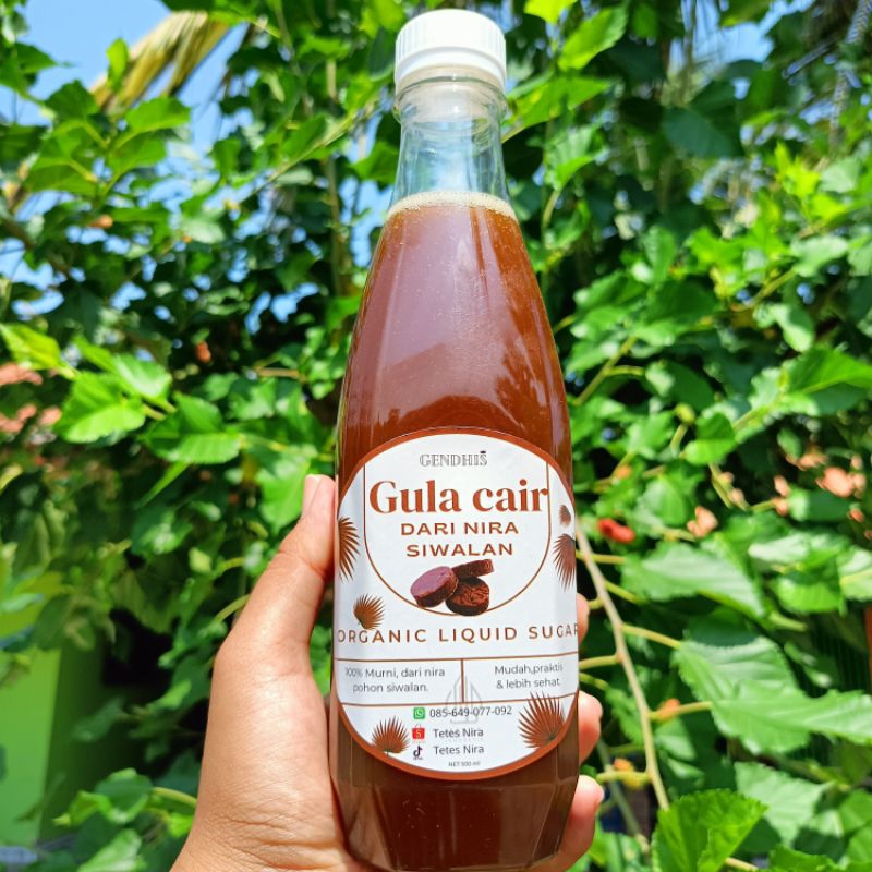 Jual GULA MERAH CAIR NIRA SIWALAN ASLI KEMASAN 750GR | Shopee Indonesia