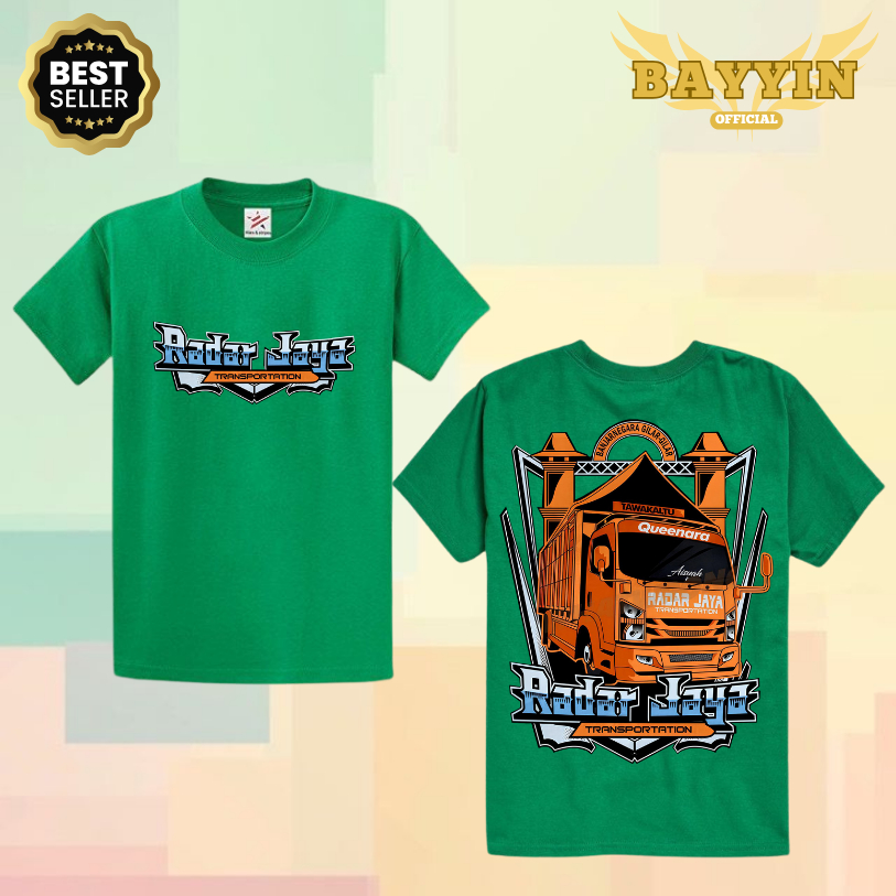Jual Kaos Anak Custom Nama Combed 30s Gambar TRUK RADAR JAYA Untuk Anak dan Hadiah dan kado ...