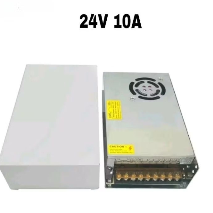 Jual Power Supply 24V 10A Adaptor Jaring PSU 24V Switching 10 Ampere HQ ...