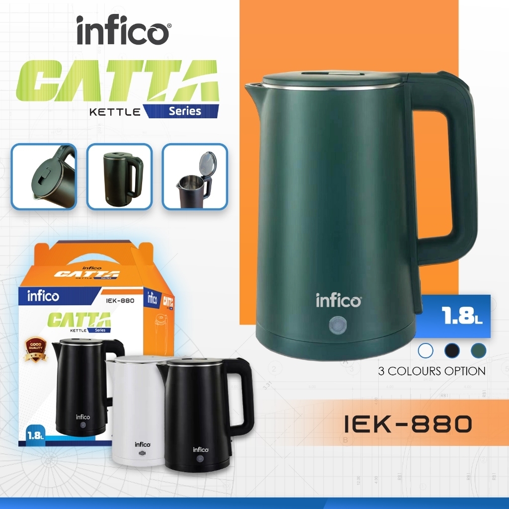 Jual INFICO Teko Kettle Electrik Pemanas Air Otomatis Kapasitas 2 Liter ...