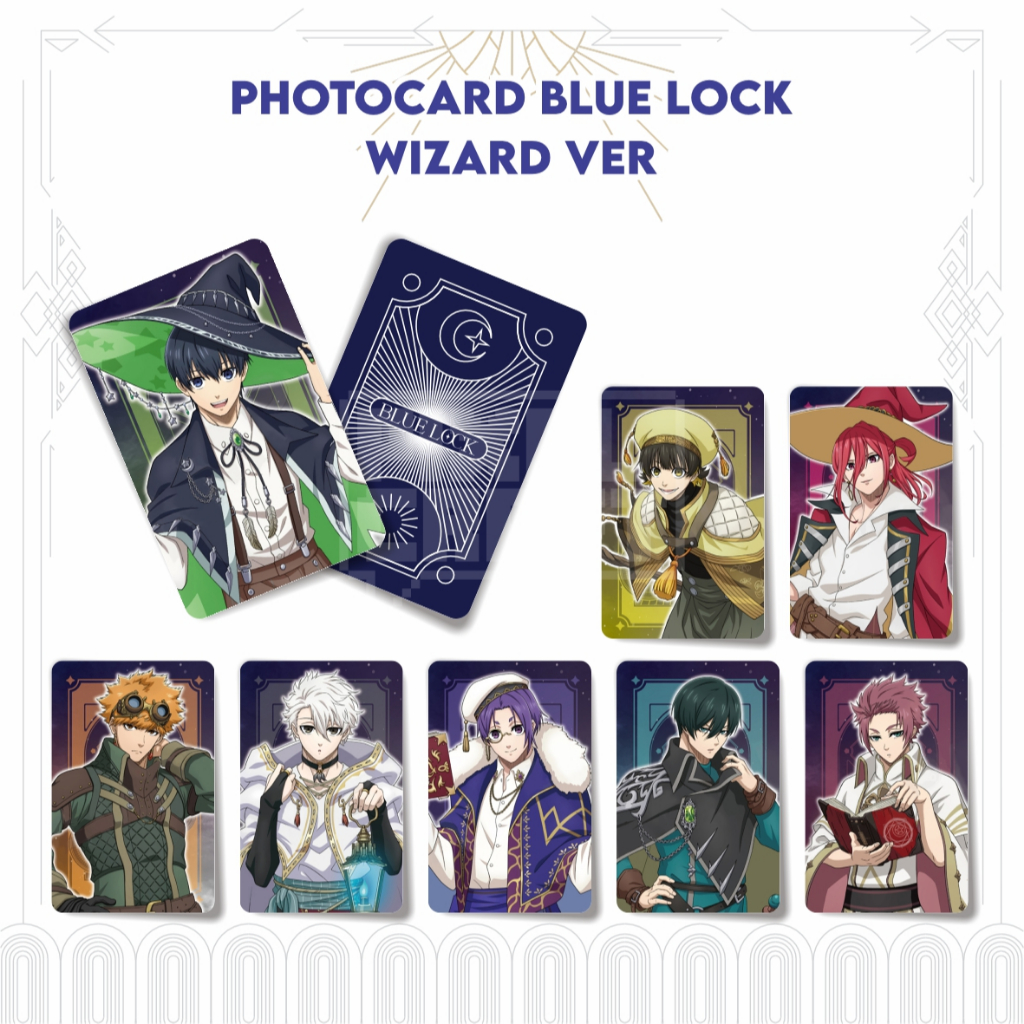 Jual Photocard Karakter Anime BLUE LOCK (Wizard Ver.) | Shopee Indonesia