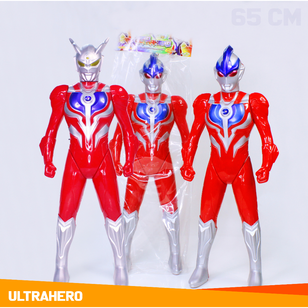 Jual Mainan Ultra MAN SUPER HERO JUMBO 65CM/Mainan Anak Laki-Laki Robot ...