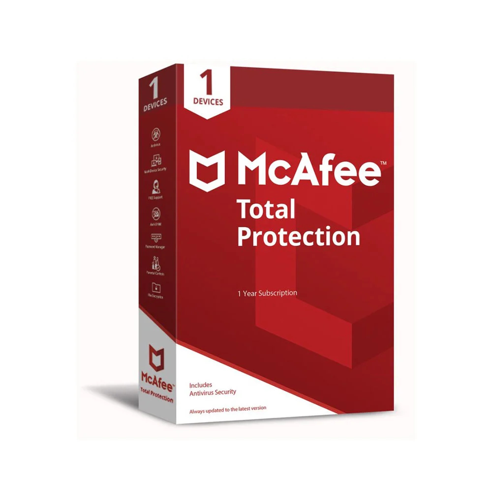 Jual McAfee Total Protection 1 Device 1 Tahun - Original Redeem Key ...