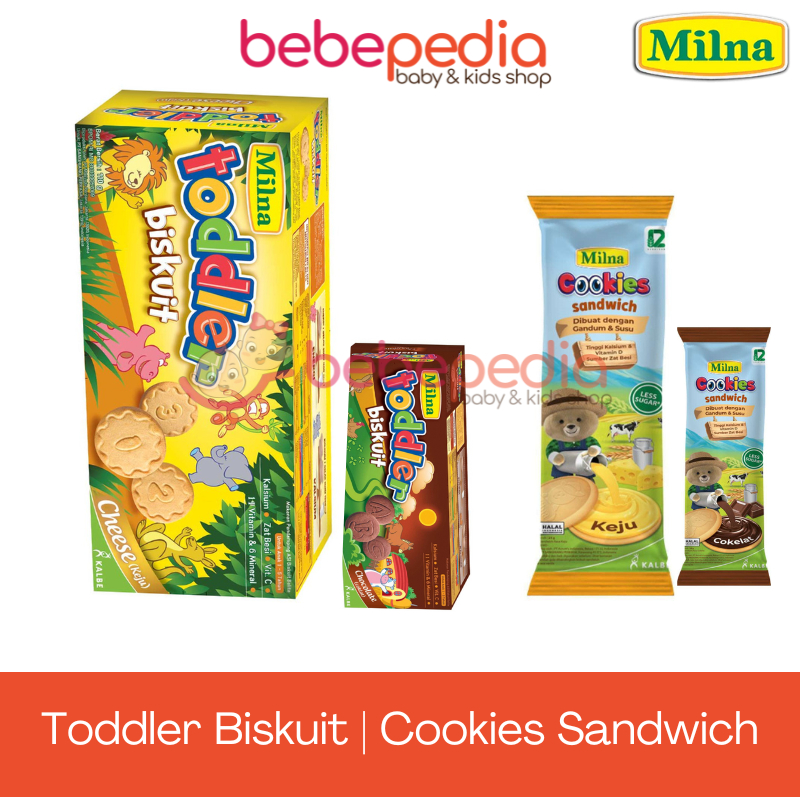 Jual Milna Toddler / Cookies Sandwich Cheese / Coklat | Shopee Indonesia