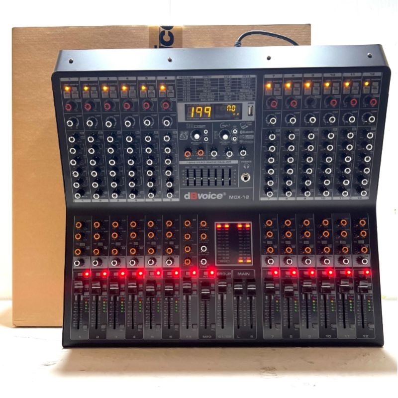 Jual Mixer Dbvoice MCX 12 Original Mixer New Model Bluetooth Mixer 12 ...