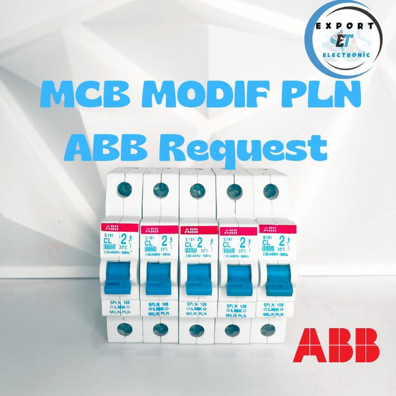 Jual MCB PLN MODIF ABB S191 Anti Jeglek | Shopee Indonesia