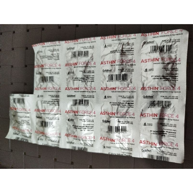 Jual Asthin force 4 eceran | Shopee Indonesia