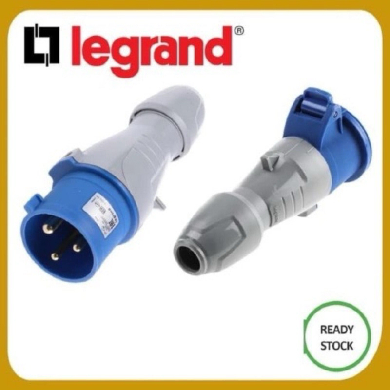 Jual Stop Kontak Mobile Mounting 32A 3P atau 2P+N IP44 + Plug merk ...