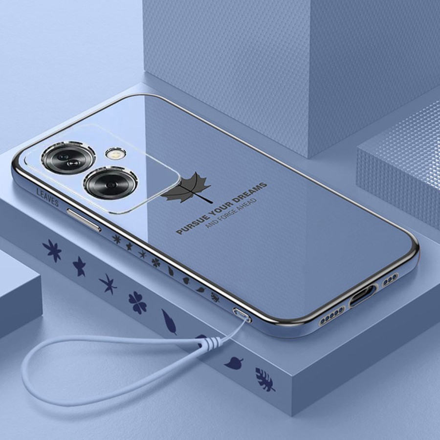 Jual Casing Oppo A79 5G Plating Maple Desain Daun | Shopee Indonesia