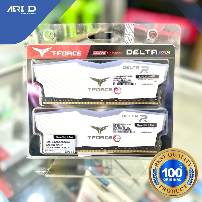 Jual Ram PC Team Delta RGB DDR4 3600 (2x8GB) 16GB PC28800 | Shopee ...