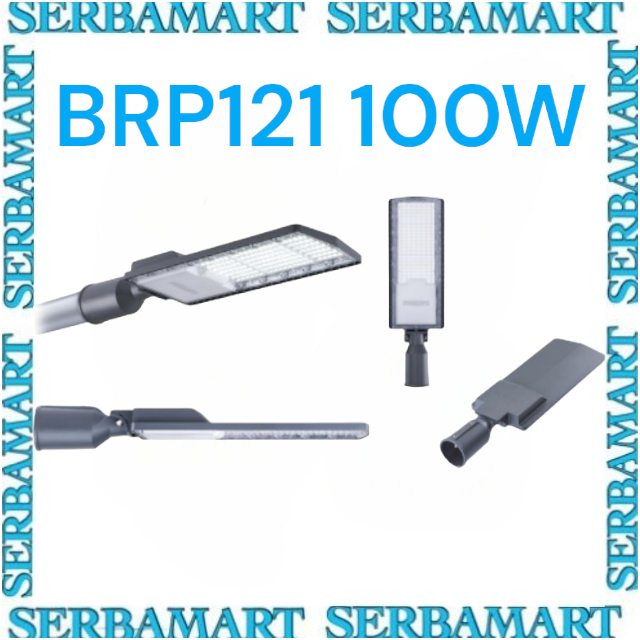Jual PHILIPS BRP121 100W - LAMPU JALAN PJU PHILIPS BRP 121 100 WATT LED ...