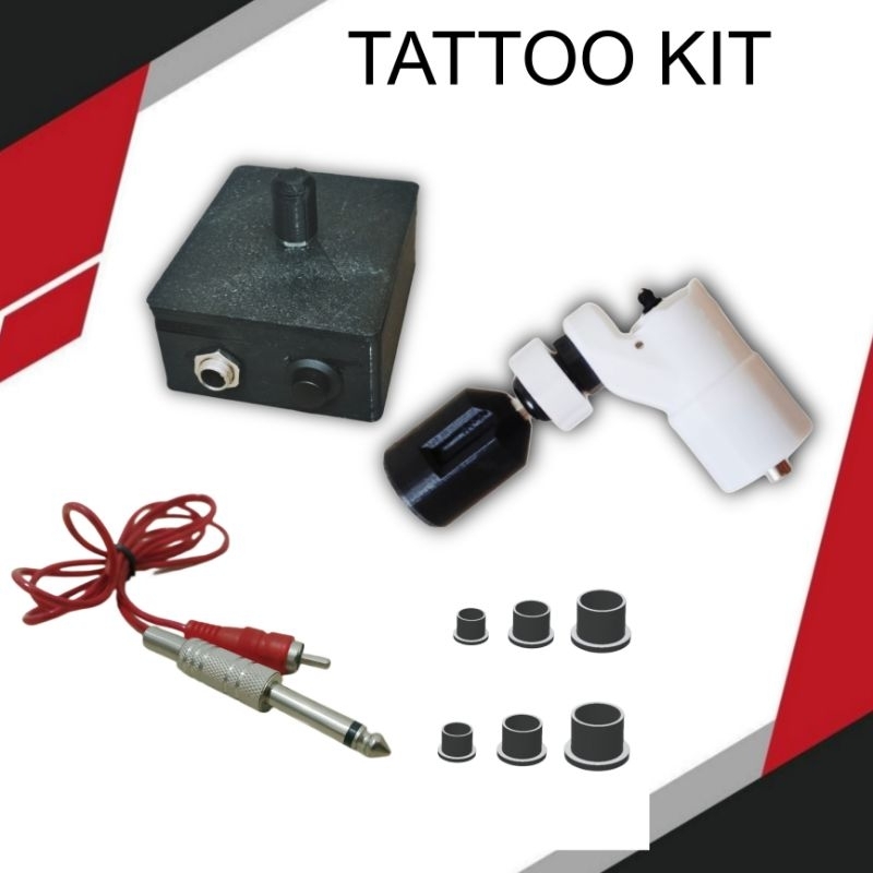 Jual ROTARY TATTOO KIT MESIN TATTOO SET MURAH ROTARY FULL SET 3d print ...