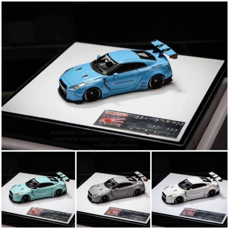 Jual BM MODEL 1/64 NISSAN GT-R R35 LIMITED 555 RESIN ( SUPER RARE ...