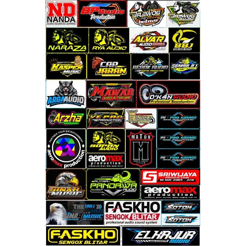Jual Stiker Sound System | Stiker Audio | Stiker Sound System Audio ...