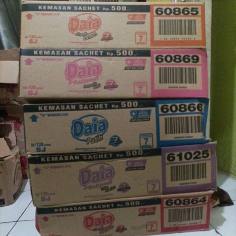 Jual DAIA DETERGEN BUBUK 23G KARTON/DUS isi 20 RENTENG | Shopee Indonesia