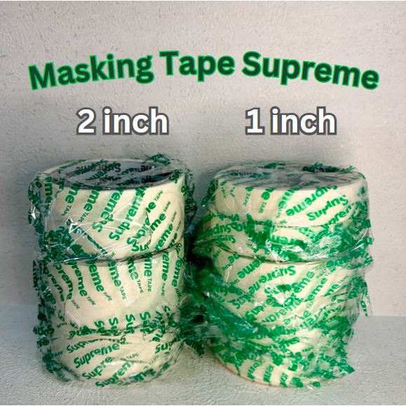 Jual Masking Tape SUPREME 1 inch/ 2 inch Lakban Kertas | Shopee Indonesia