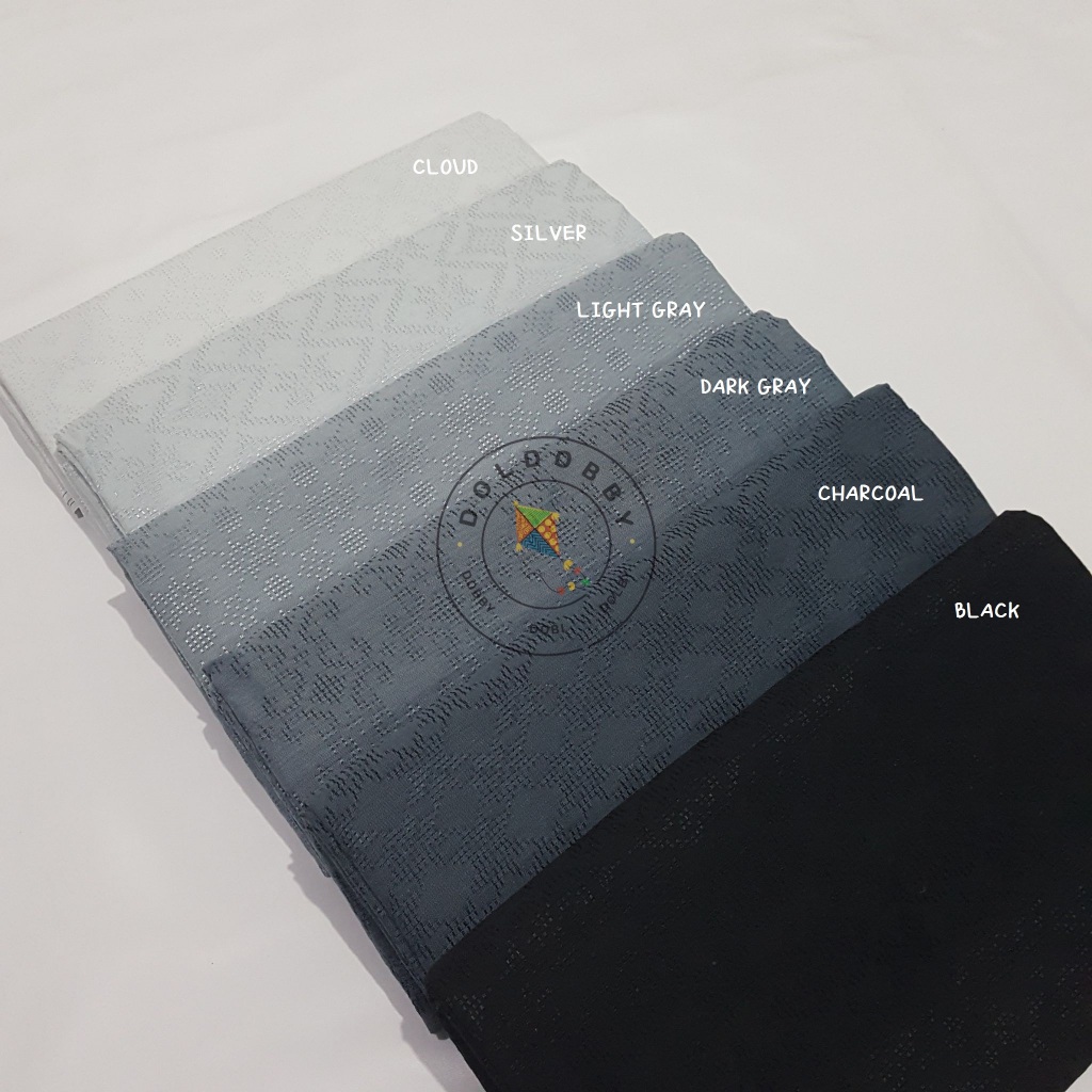 Jual Dobby Dobi Dolby Viscose Katun Kain Batik Polos Kategori Warna ...