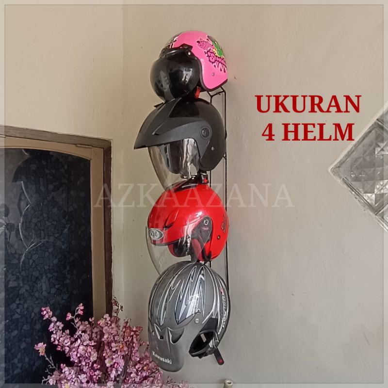 Jual RAK GANTUNGAN CANTOLAN HOOK HELM MOTOR dan SEPEDA BAHAN BESI | Shopee Indonesia