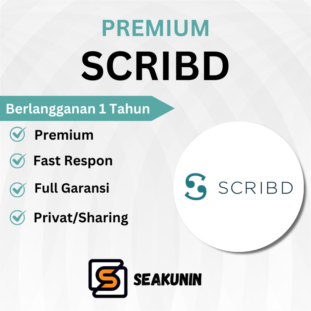 Jual Scribd Premium 1 Tahun Software Mahasiswa / Dosen Lifetime Bergaransi (Unlocked Semua Fitur ...