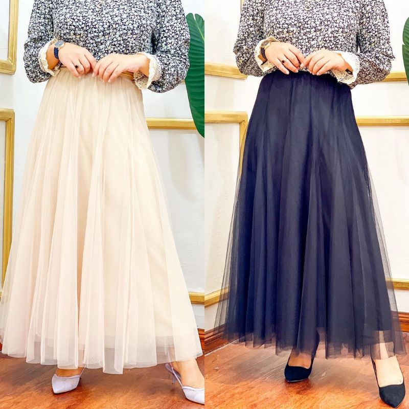Jual Rok Tutu Dewasa 3 Lapis Rok Tutu Panjang 3 Layer | Shopee Indonesia