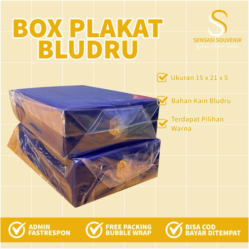 Jual Box Plakat Bludru Polos Batik / Kotak Plakat / Vandel Plakat Box ...