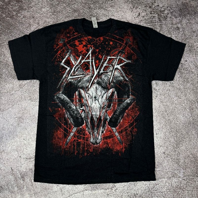 Jual KAOS BAND OFFICIAL SLAYER - MONGO GOAT ORIGINAL T-SHIRT | Shopee ...