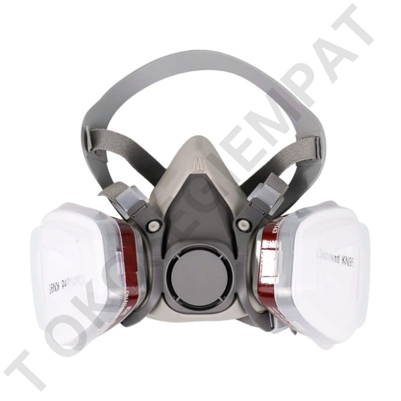 Jual Masker Gas Respirator - 6200 - Gray | masker proyek | safety mask ...