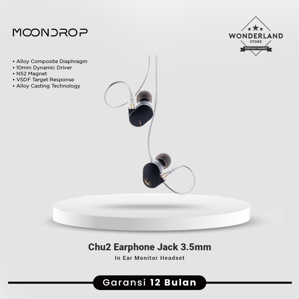 Jual Moondrop Chu 2 / Chu II / Chu2 In Ear Monitor Jack 3.5mm Dynamic ...