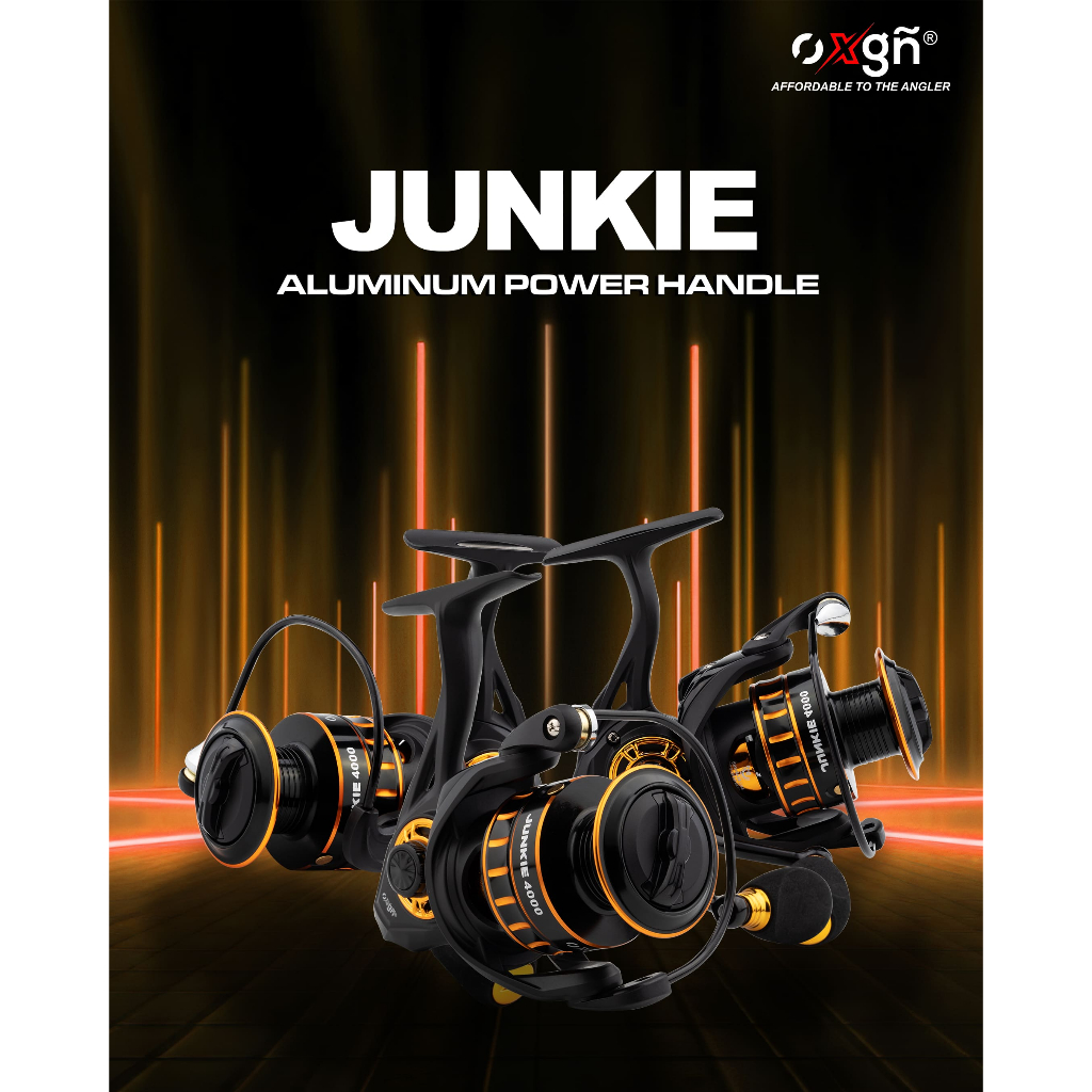 Jual REEL PANCING OXGN JUNKIE 9+1 BB | 1000-6000 POWER HANDLE + ONE WAY ...
