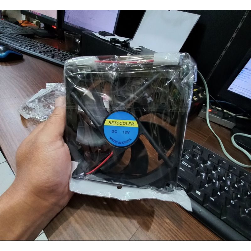 Jual fan casing 12cm Hitam Netcooler | Shopee Indonesia