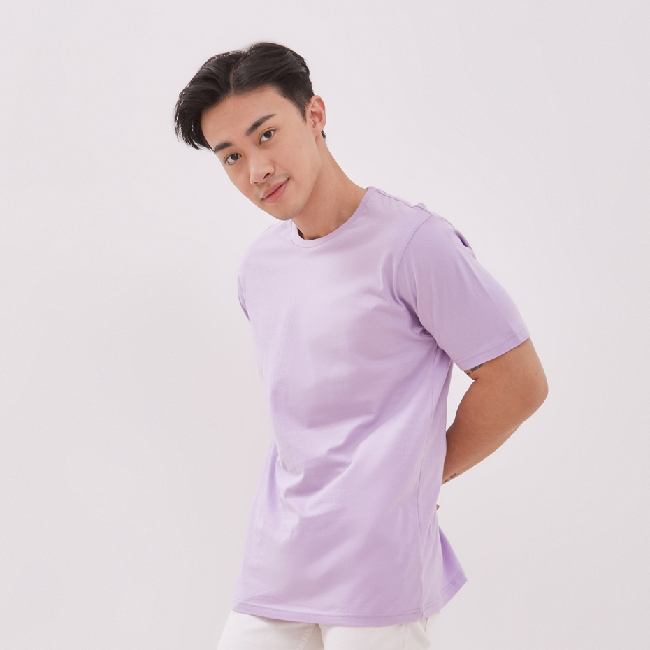 Jual KOZE - Premium Comfort Premium Combed 30S Lilac T-shirt - Kaos Polos Lilac | Shopee Indonesia