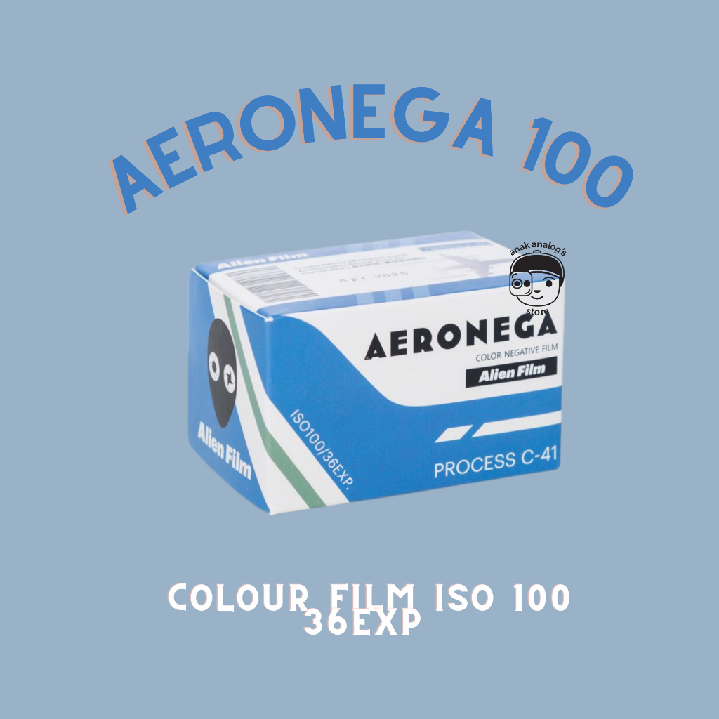 Jual Alien Film Aeronega 100 Roll Film 35mm ISO 100 36exp Color Film ...