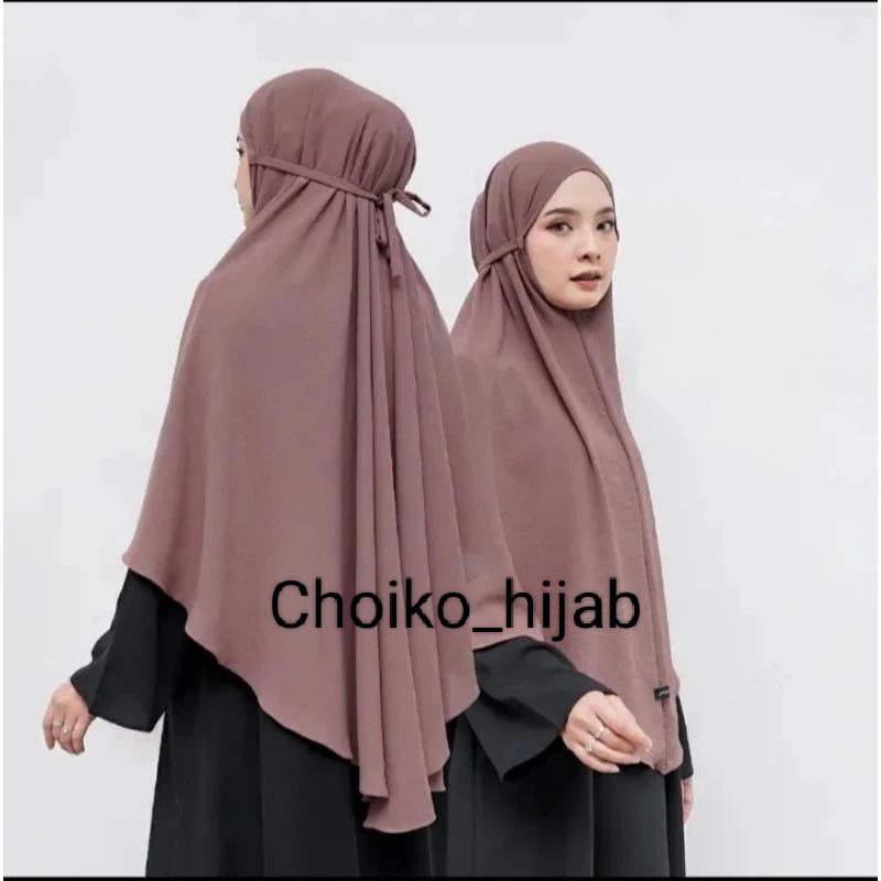 Jual Bergo Crinkle Airflow Jumbo Premium XL | Jilbab Bergo Crinkle Tali ...