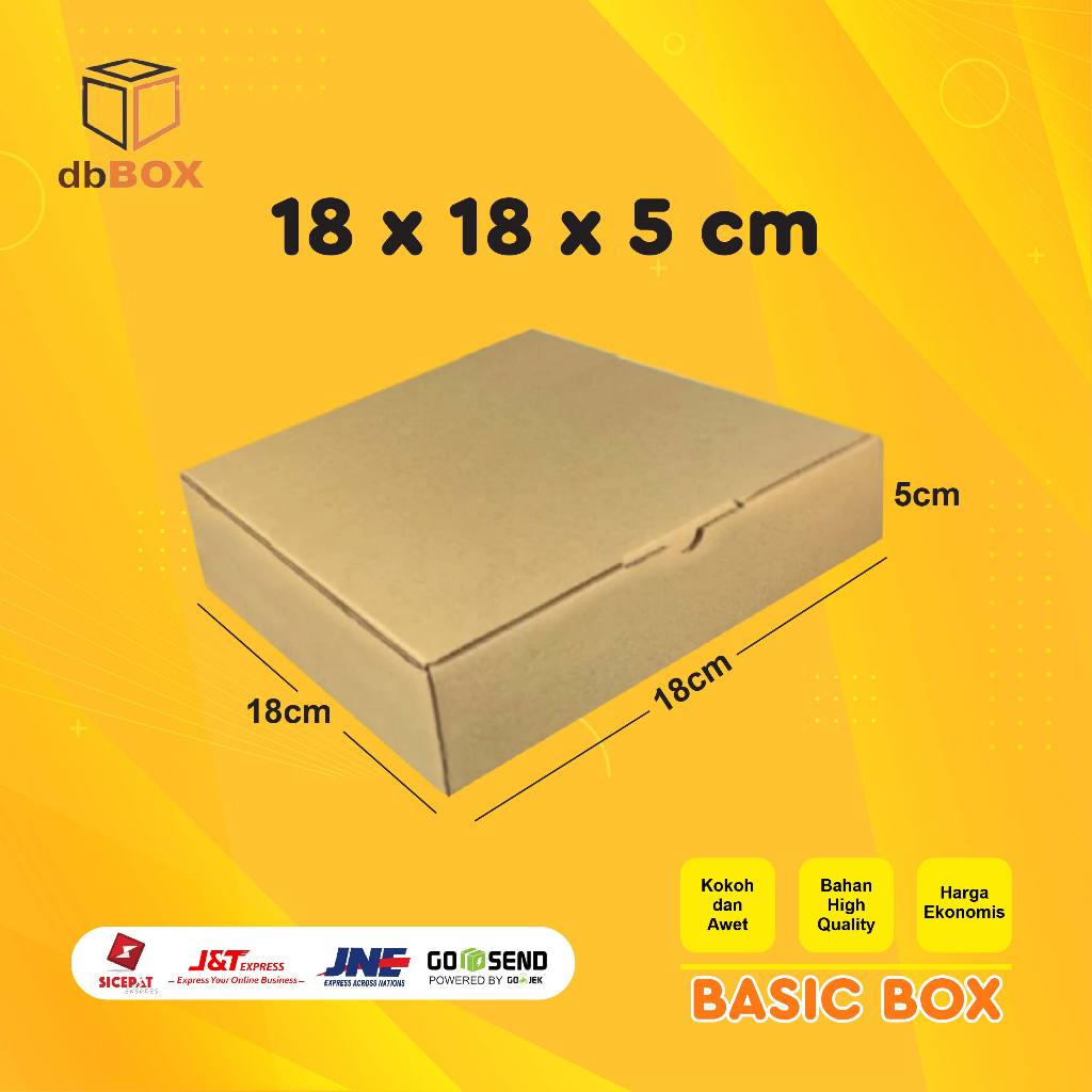 Jual Kardus 18x18x5 cm --box Die Cut dan easy usage-- | Shopee Indonesia