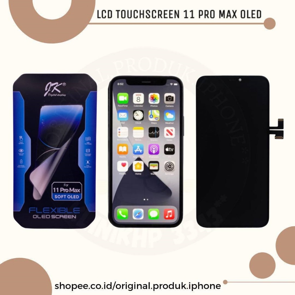 Jual TOUCHSCREEN LCD 11 PRO MAX OLED JK NEW | Shopee Indonesia