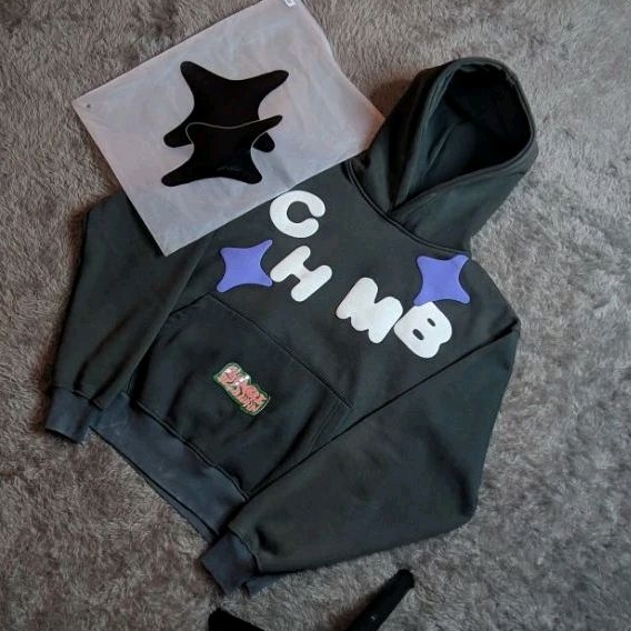 Jual HOODIE CHMB SHOTING LOVE DARK GREY | Shopee Indonesia